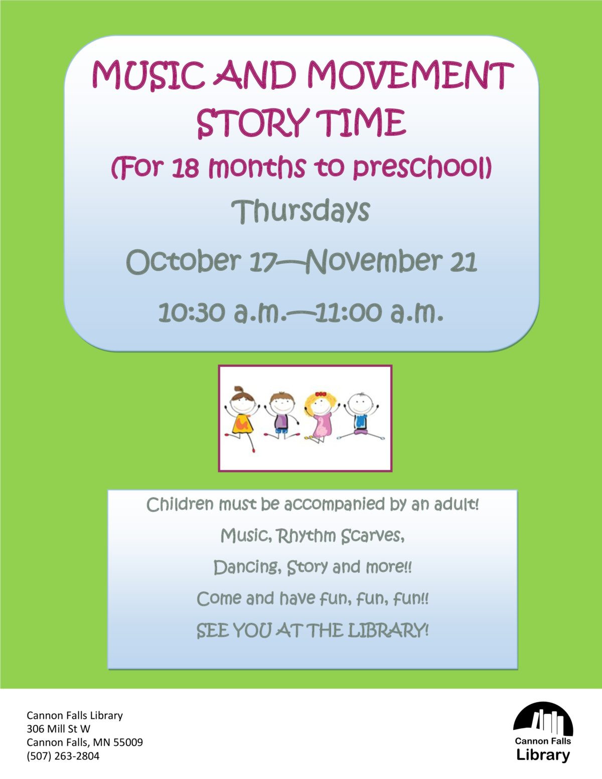 Music and Movement | Let's Move in Libraries