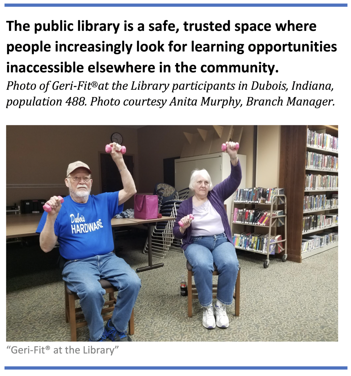 Geri-Fit at the Library | Let's Move in Libraries