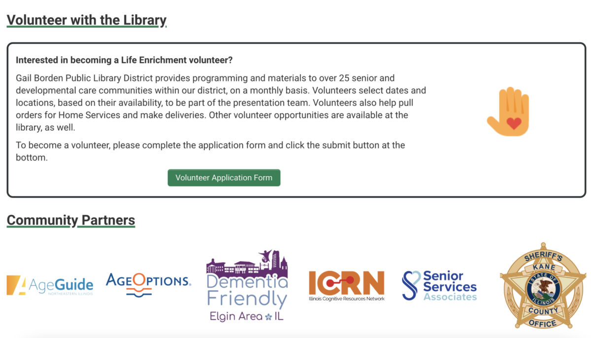 Gail Borden Public Library | Let's Move in Libraries