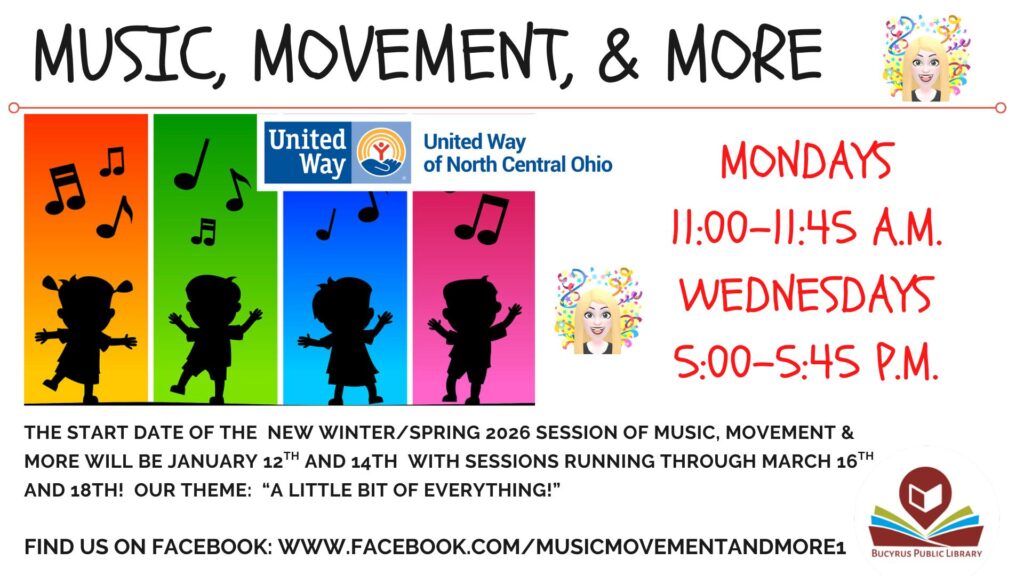 Bucyrus Public Library & United Way of North Central Ohio | Let's Move ...