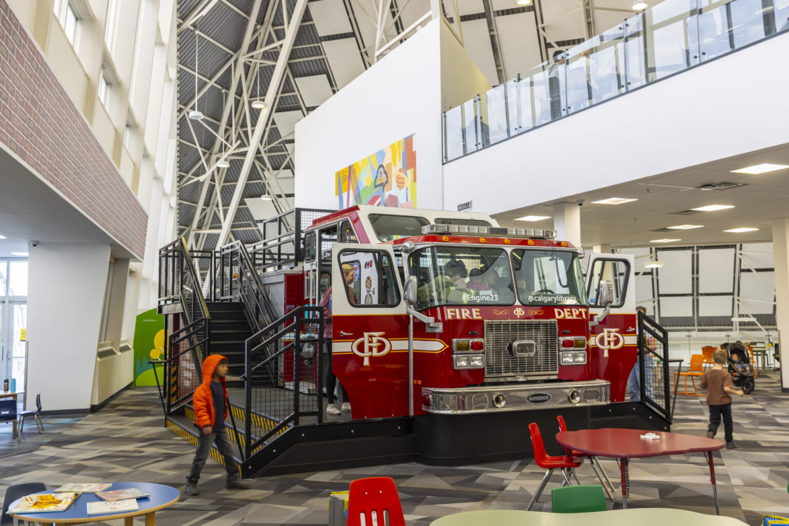 Calgary Fire Department & Calgary Public Library | Let's Move in Libraries